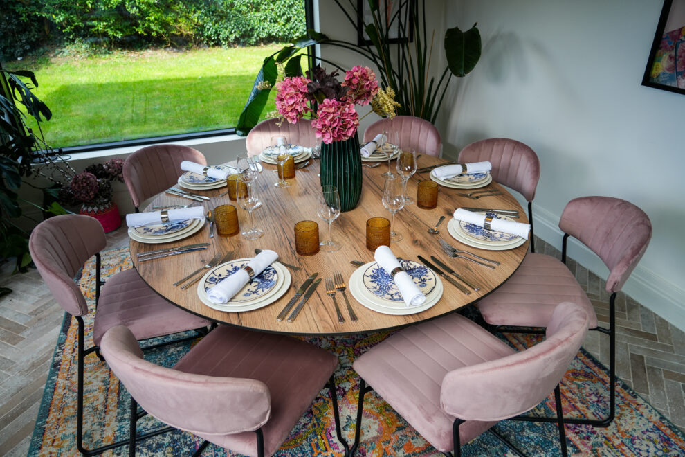 Blue Floral Range - Coloured Crockery - Select Hire